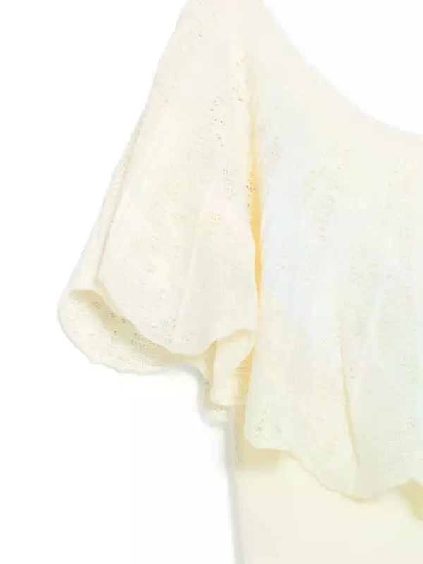 Ba&sh Salda Ruffled Off-the-shoulder Top