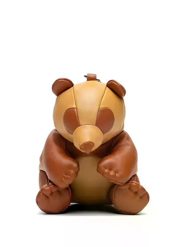 Mihara Yasuhiro Panda Leather Shoulder Bag - Brown