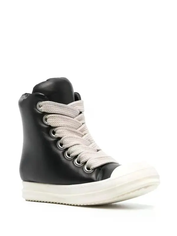 Rick Owens Jumbo Padded Leather Sneakers