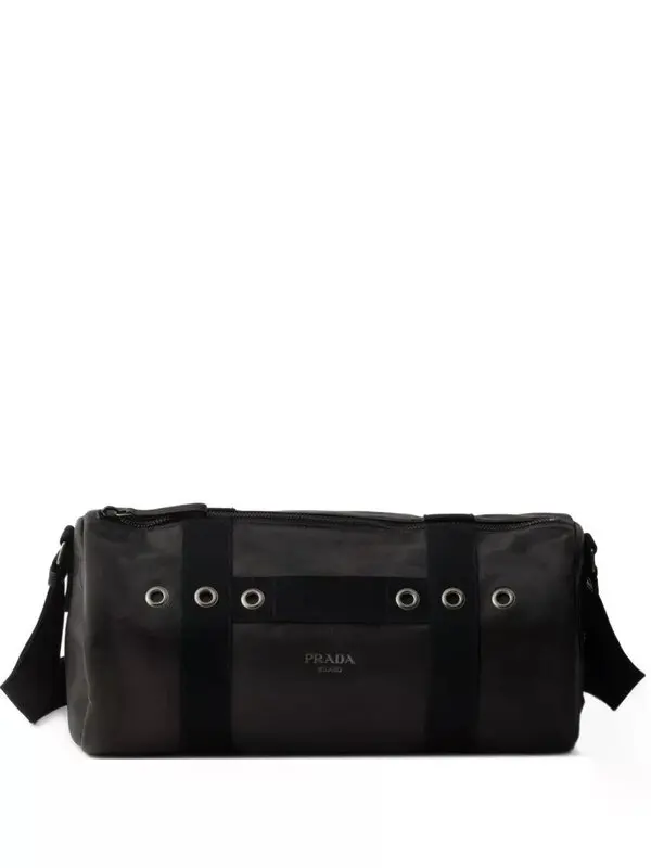 Prada Leather Shoulder Bag - Black