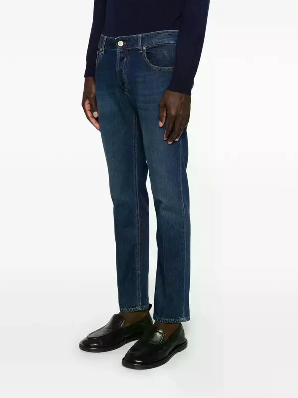 ENTRE AMIS Faded Straight-leg Jeans