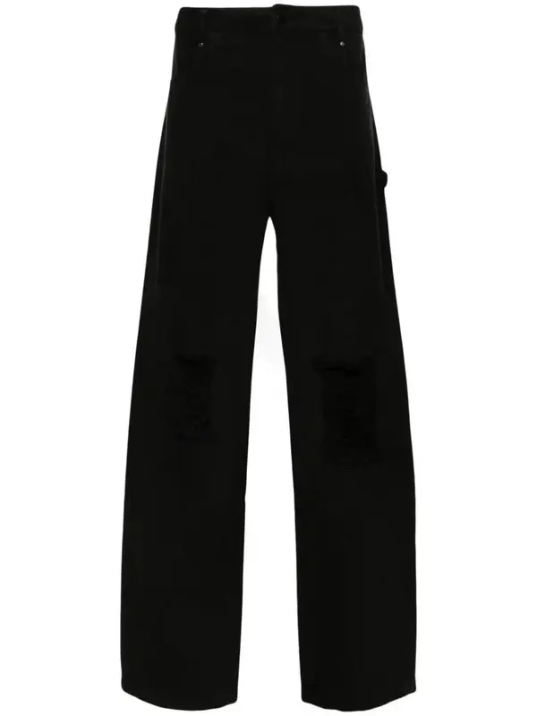 HAN KJØBENHAVN Ripped Straight-leg Jeans
