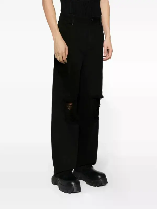 HAN KJØBENHAVN Ripped Straight-leg Jeans