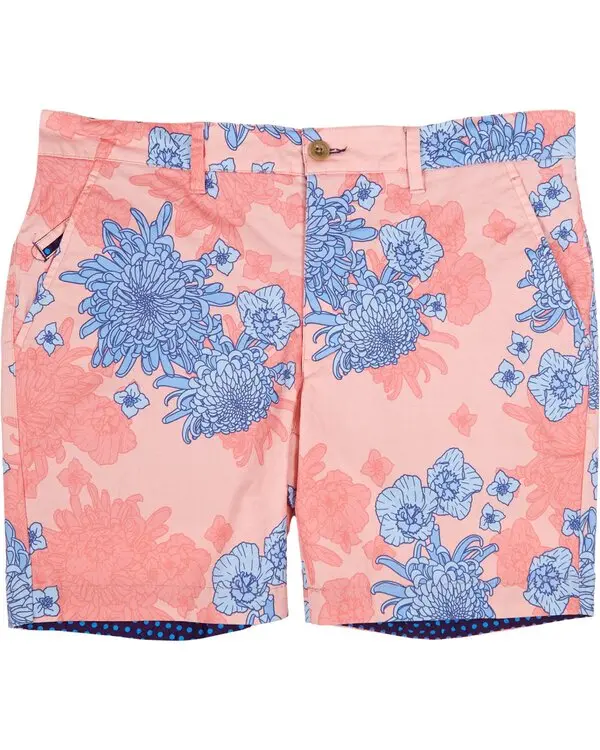 LORDS OF HARLECH Edward Mumms Dream Floral Print Shorts - Pink
