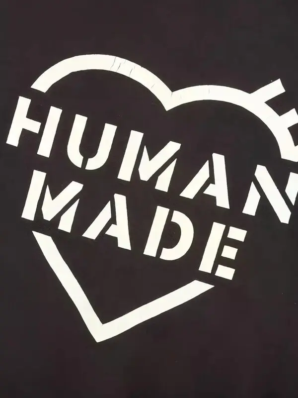 HUMAN MADE Cotton Hoodie With Rear Logo Print