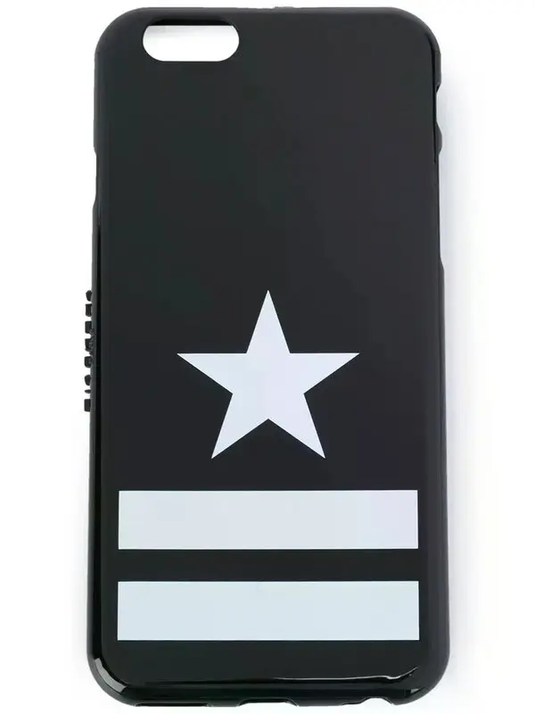 Givenchy Star And Stripes Print Iphone 6 Cover - Black