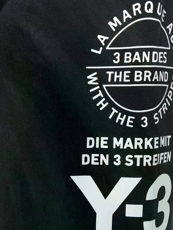 Y3 Stacked Logo Crewneck Sweatshirt
