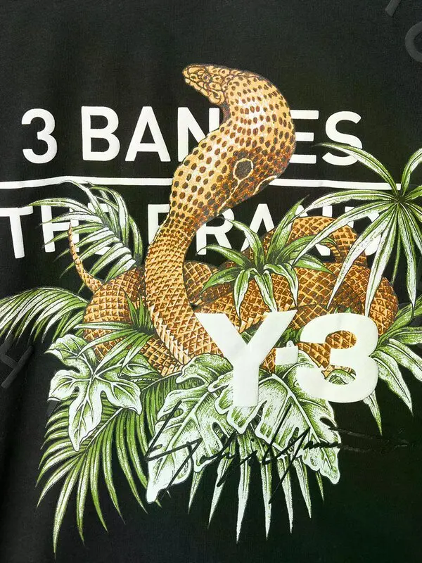 Y3 Cobra Print T-shirt