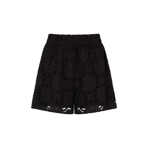 RAFFYA Shelli All-over Broderie Anglaise Shorts