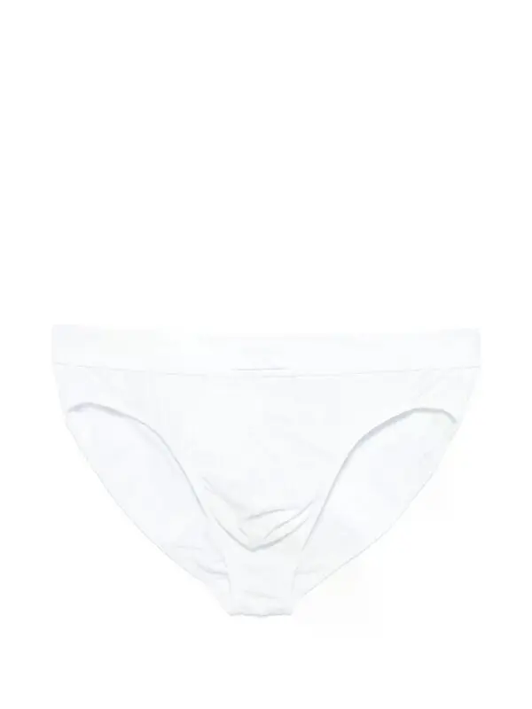Moschino Logo-patch Briefs - White