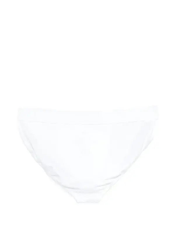 Moschino Logo-patch Briefs - White