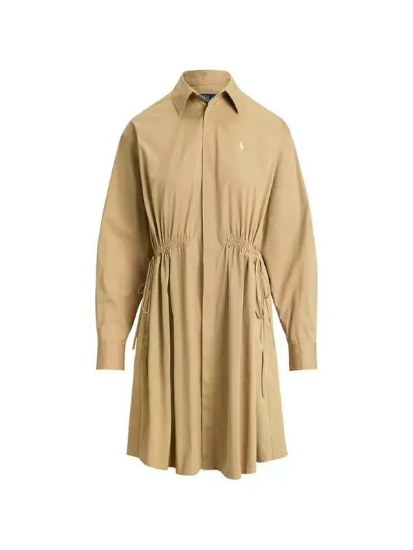 Polo Ralph Lauren Cotton Drawstring Shirt Dress