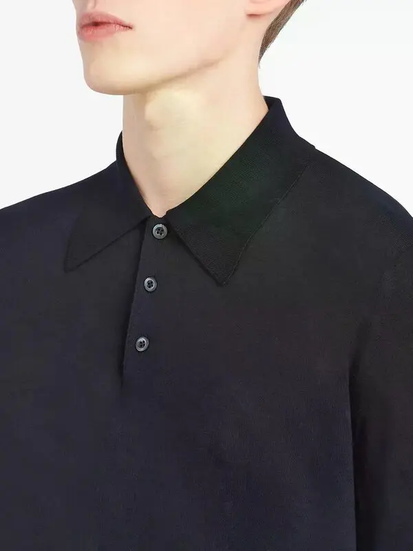 Prada Worsted Wool Polo Shirt