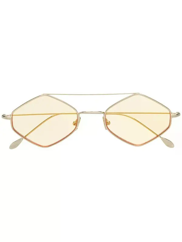 SPEKTRE Double Bridged Geometric Sunglasses