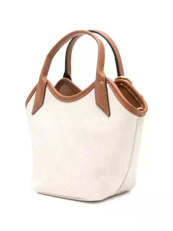Dkny Debossed Logo Patch Tote Bag