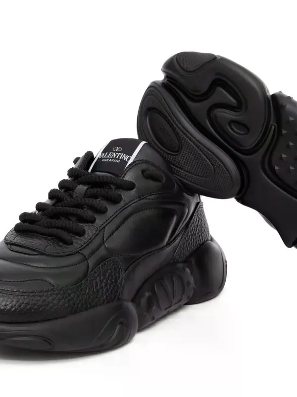Valentino Garavani Bubbleback Nappa Trainers - Black