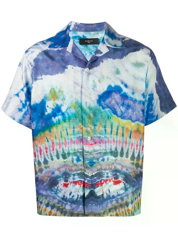 Amiri Tie-dye Silk Shirt