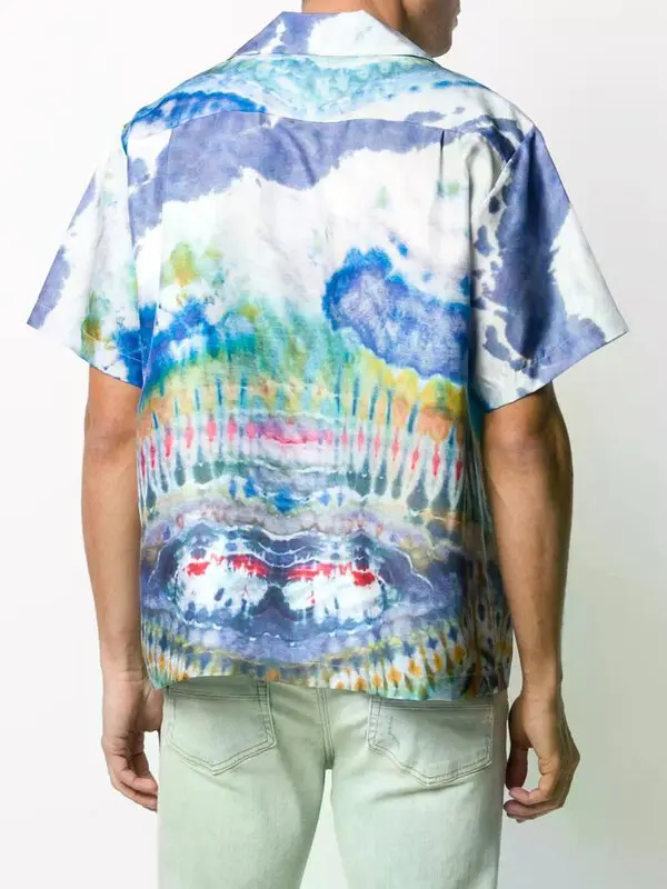 Amiri Tie-dye Silk Shirt