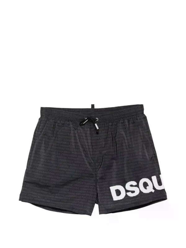 Dsquared2 Logo Drawstring-waistband Boxers - Black