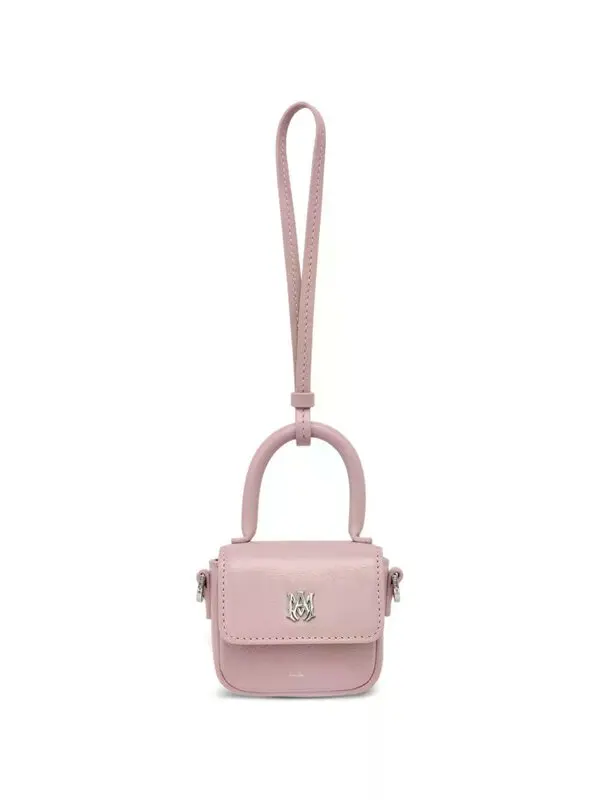 Amiri Bag Shaped Charm With Logo Detail - Pink