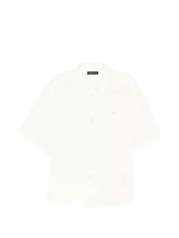 Undercover Short-sleeve Button-up Shirt - White