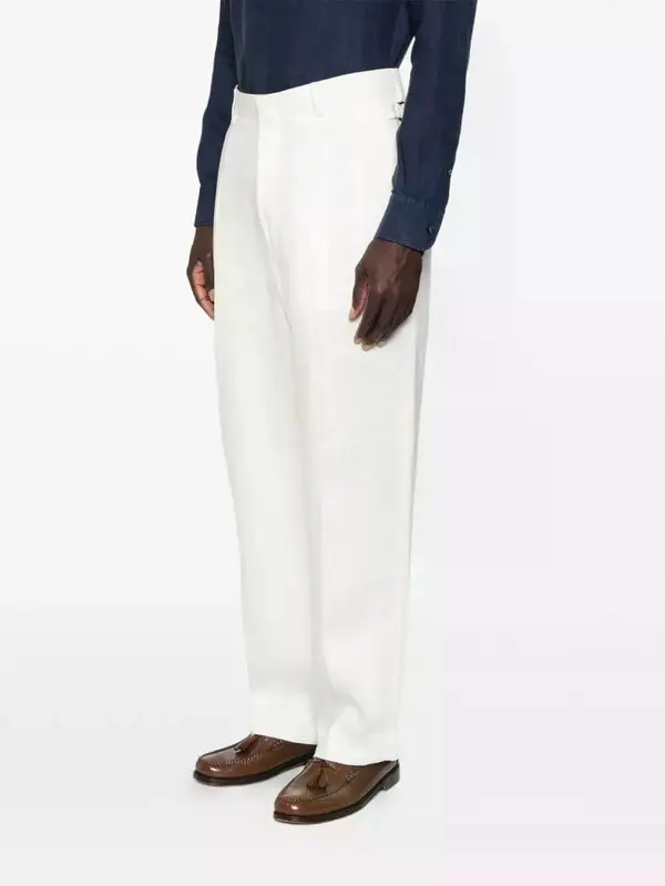 BE ABLE Belt-loops Trousers With Rear Buttoned Pockets