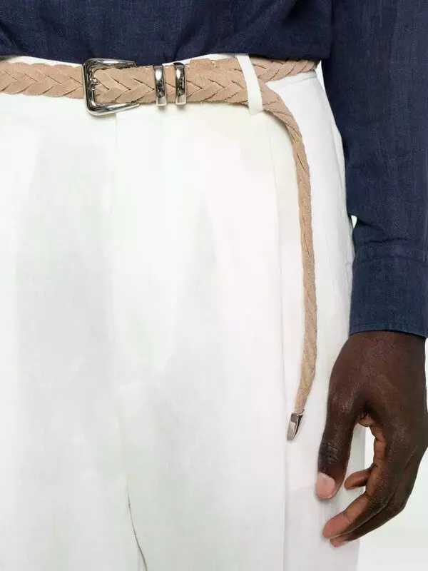 BE ABLE Belt-loops Trousers With Rear Buttoned Pockets