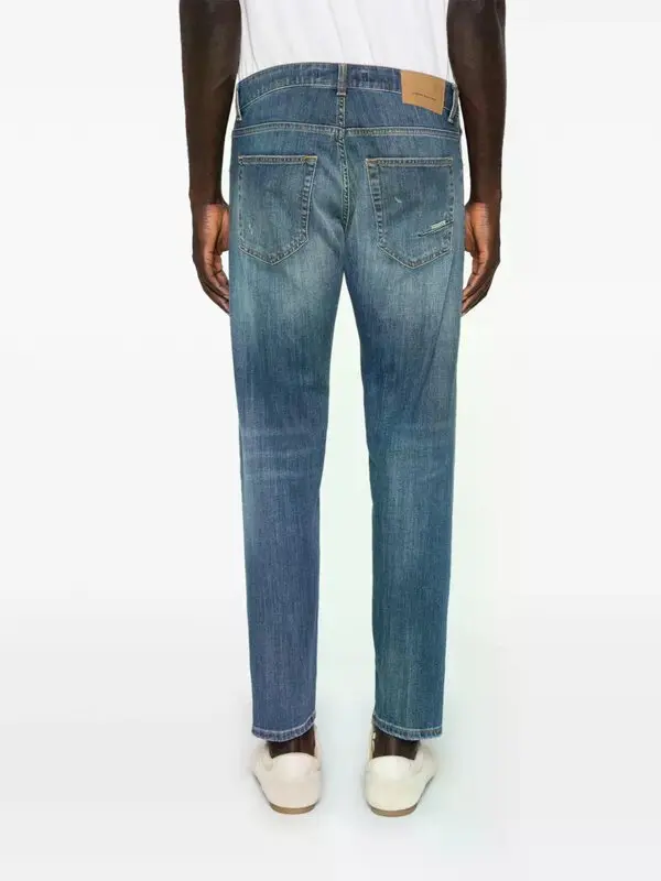MICHAEL COAL Distressed Faded-effect Jeans