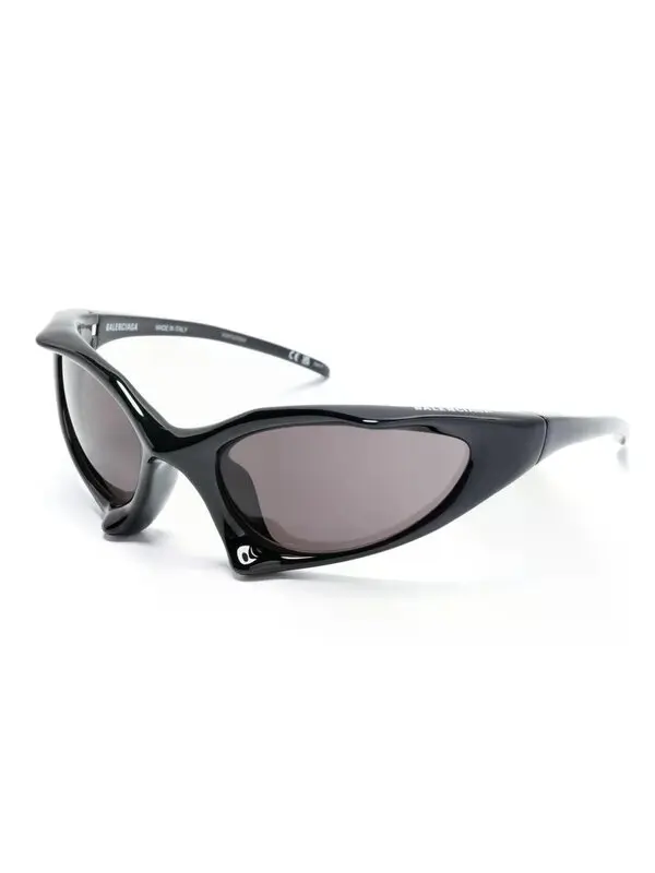 Balenciaga Runner Cat Wraparound-frame Sunglasses