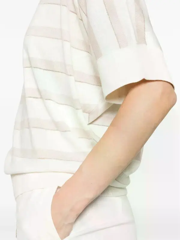 PANICALE Striped Knit T-shirt