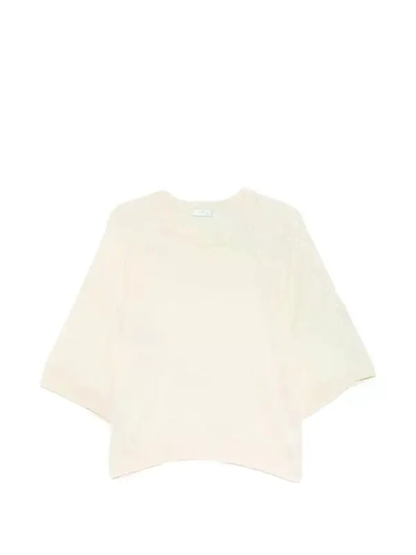 PANICALE Sequin-embellished Raglan-sleeve Sweater