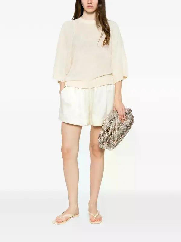 PANICALE Sequin-embellished Raglan-sleeve Sweater