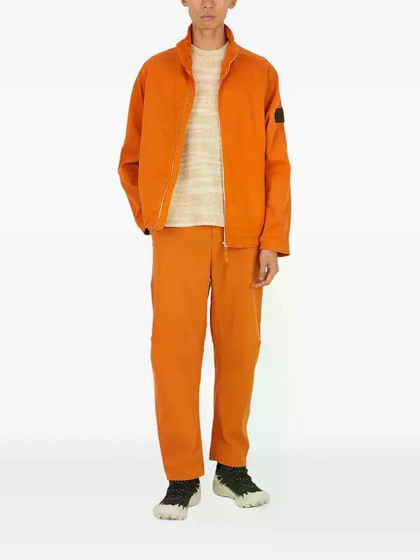 Stone Island Belted Straight Leg Trousers