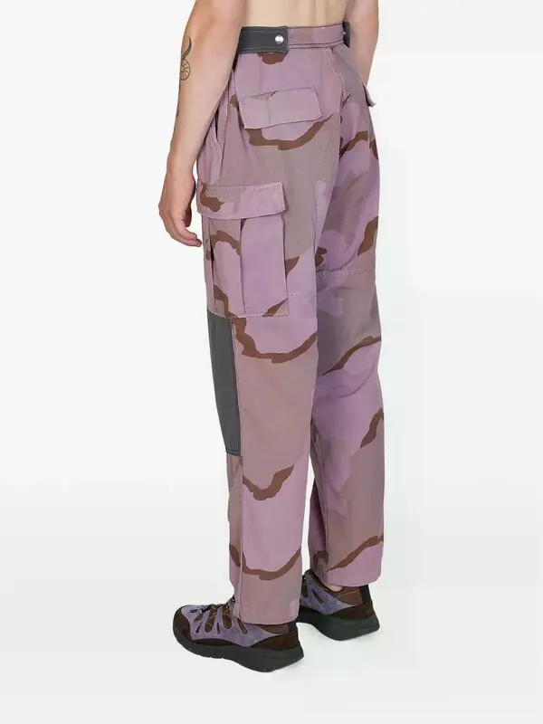 RE-WORKED Camouflage Panelled Trousers