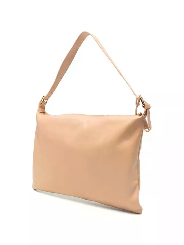 MARC ELLIS Nevada Shoulder Bag With Padlock Detail - Neutrals