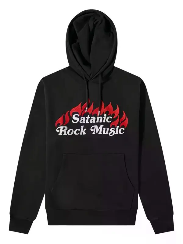 ASSID Embroidered Hoodie With Graphic Print