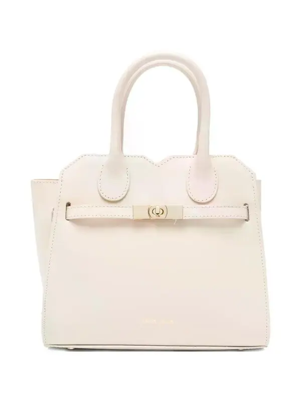 MARC ELLIS Antilia S Twist-lock Tote Bag - Neutrals
