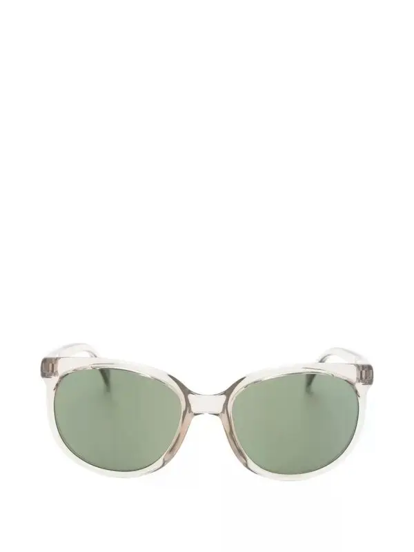 Vuarnet Geometric-frame Oval Sunglasses - Neutrals