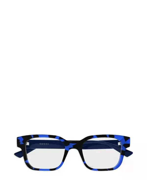 Gucci Rectangle Frame Glasses - Blue
