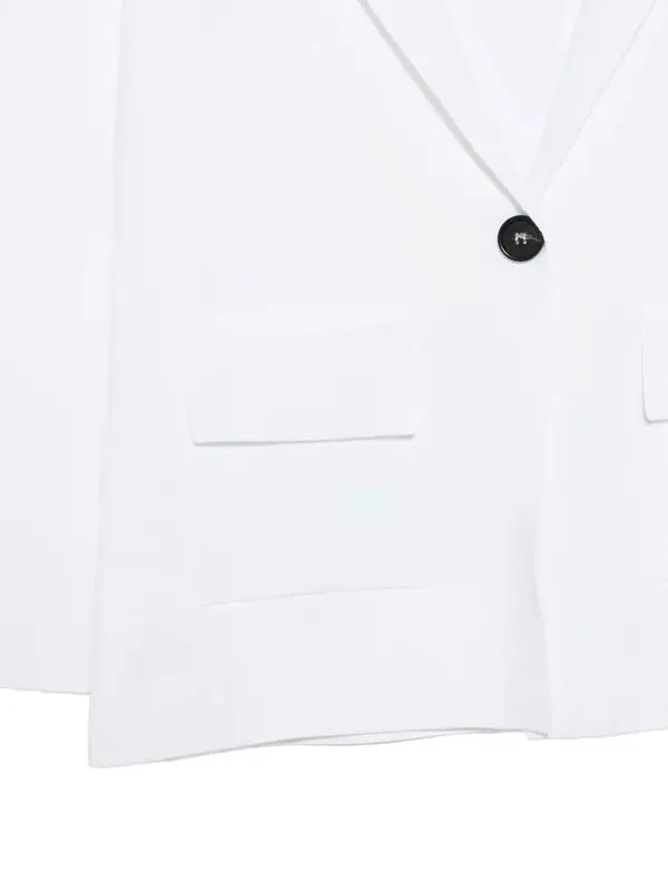D.exterior Single-button Blazer