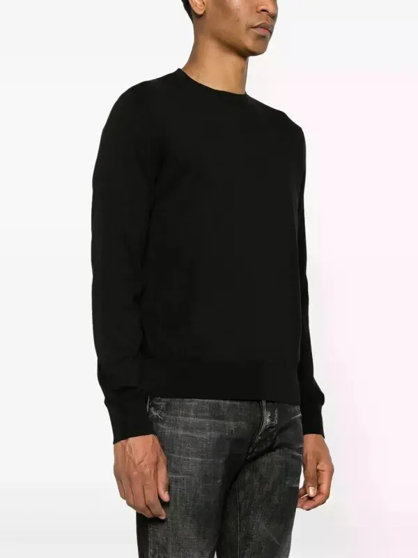 Dsquared2 Logo Plaque Fine Knit Jumper