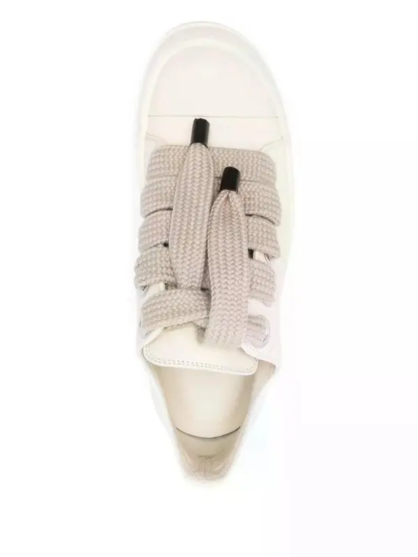 Rick Owens Concordians Jumbolace Low-top Sneakers - White