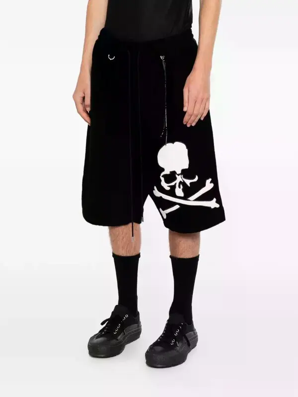 MASTERMIND WORLD Skull Print Drawstring Shorts