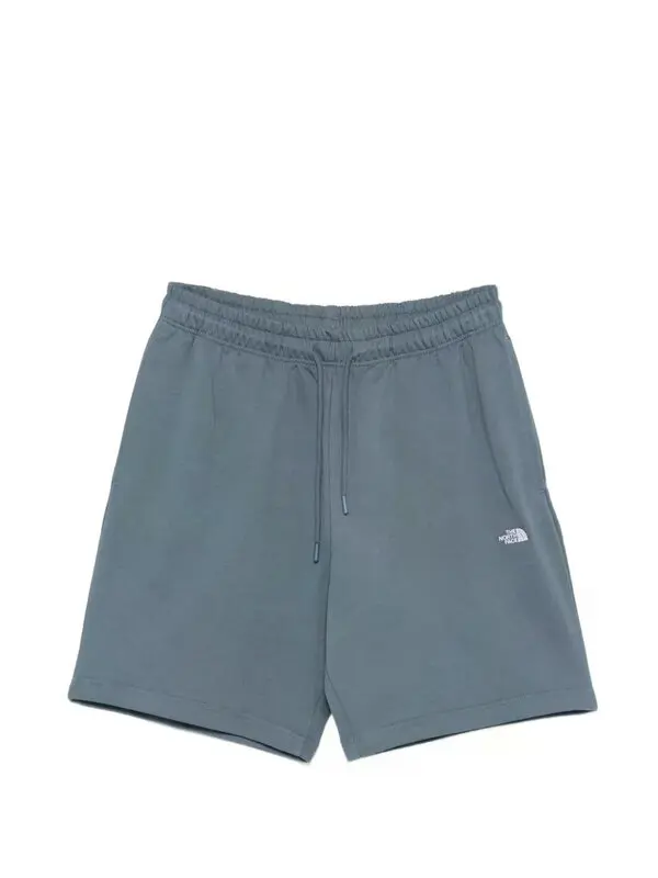 The North Face Logo Embroidered Drawstring Shorts - Blue