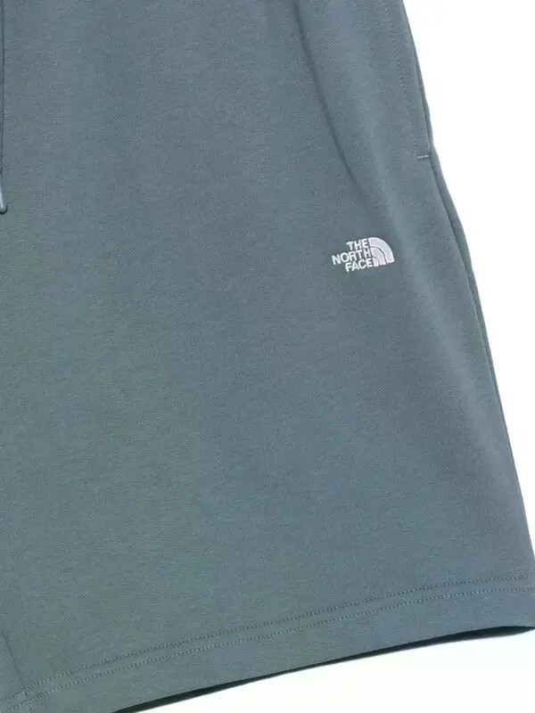 The North Face Logo Embroidered Drawstring Shorts - Blue