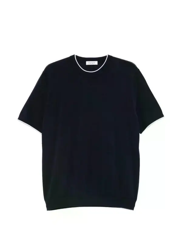 KANGRA Contrast-trim T-shirt