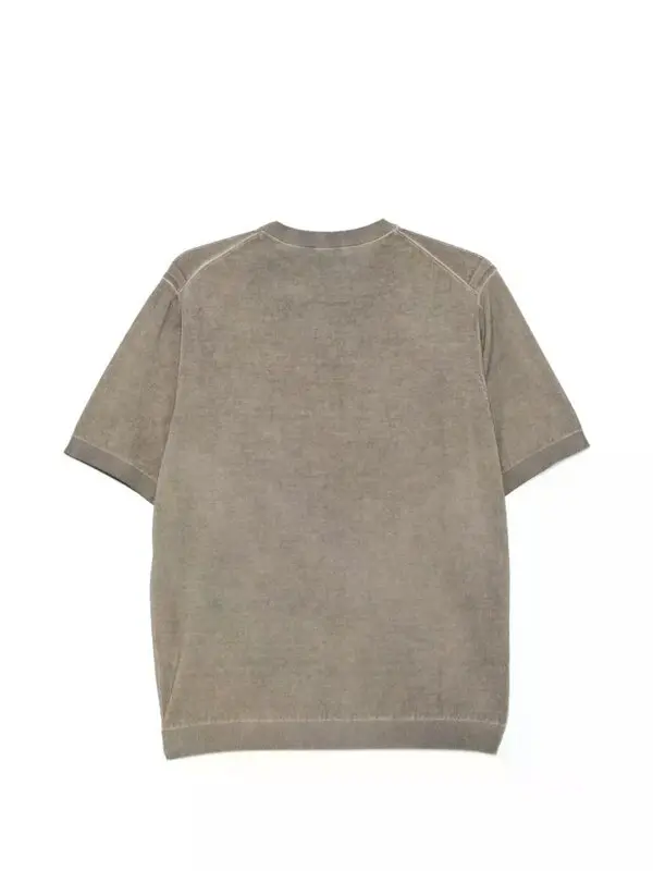 KANGRA Faded Effect Short-sleeve Sweater
