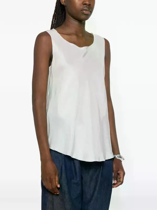 SUSANNE BOMMER Sleeveless Satin Top