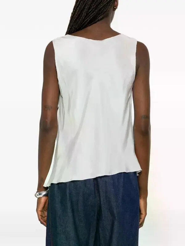 SUSANNE BOMMER Sleeveless Satin Top
