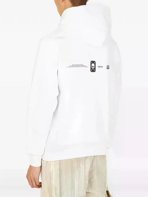 DEATH CIGARETTES Graphic Print Hoodie